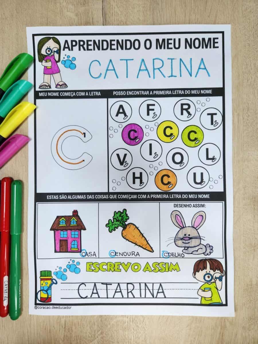 Aprendendo meu nome • Pedagogia de Ideias