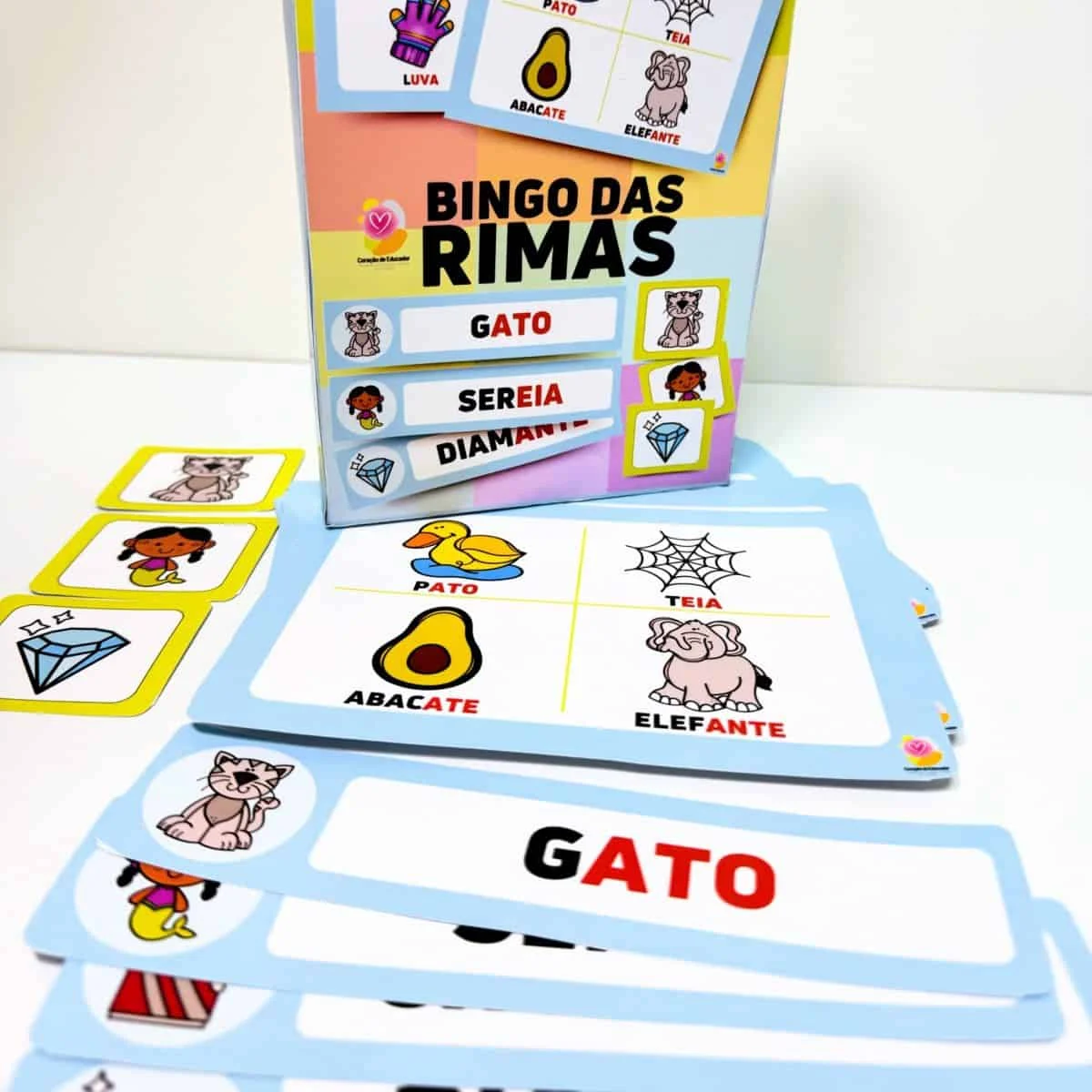 Bingo das Sílabas Simples • Pedagogia de Ideias