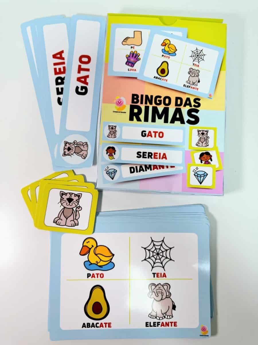 Bingo das Rimas • Pedagogia de Ideias