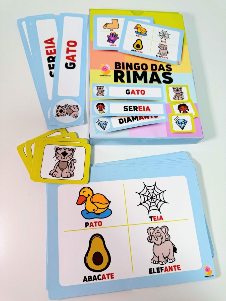 Bingo das Rimas • Pedagogia de Ideias