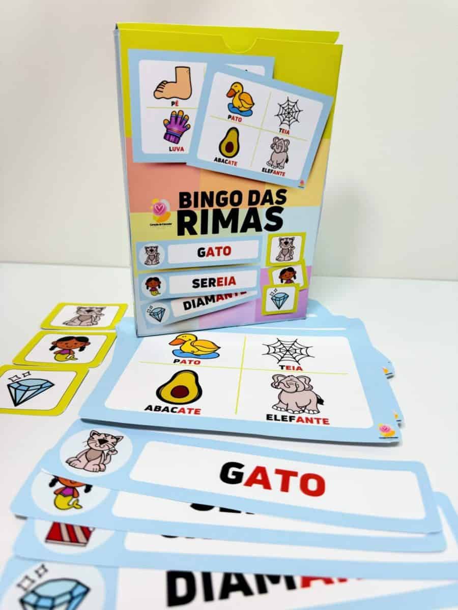 Bingo das Rimas • Pedagogia de Ideias