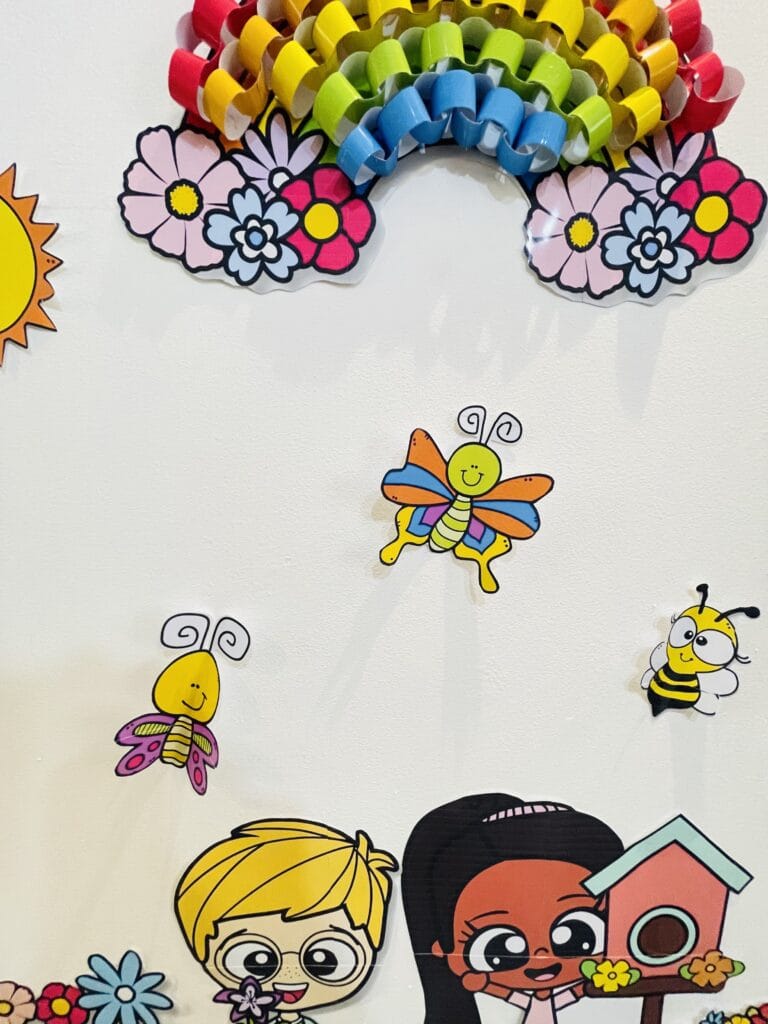 Painel Primavera para Sala de Aula | Cores e Encanto