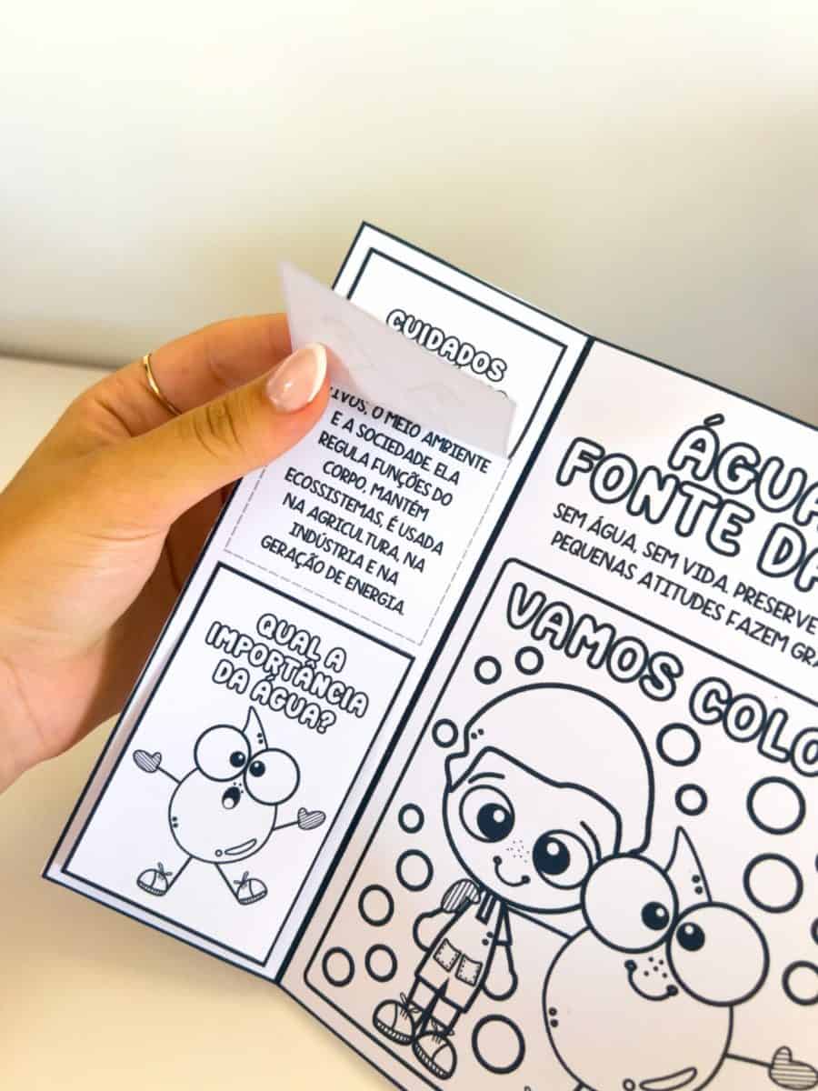 Lapbook - Dia da Água • Pedagogia de Ideias