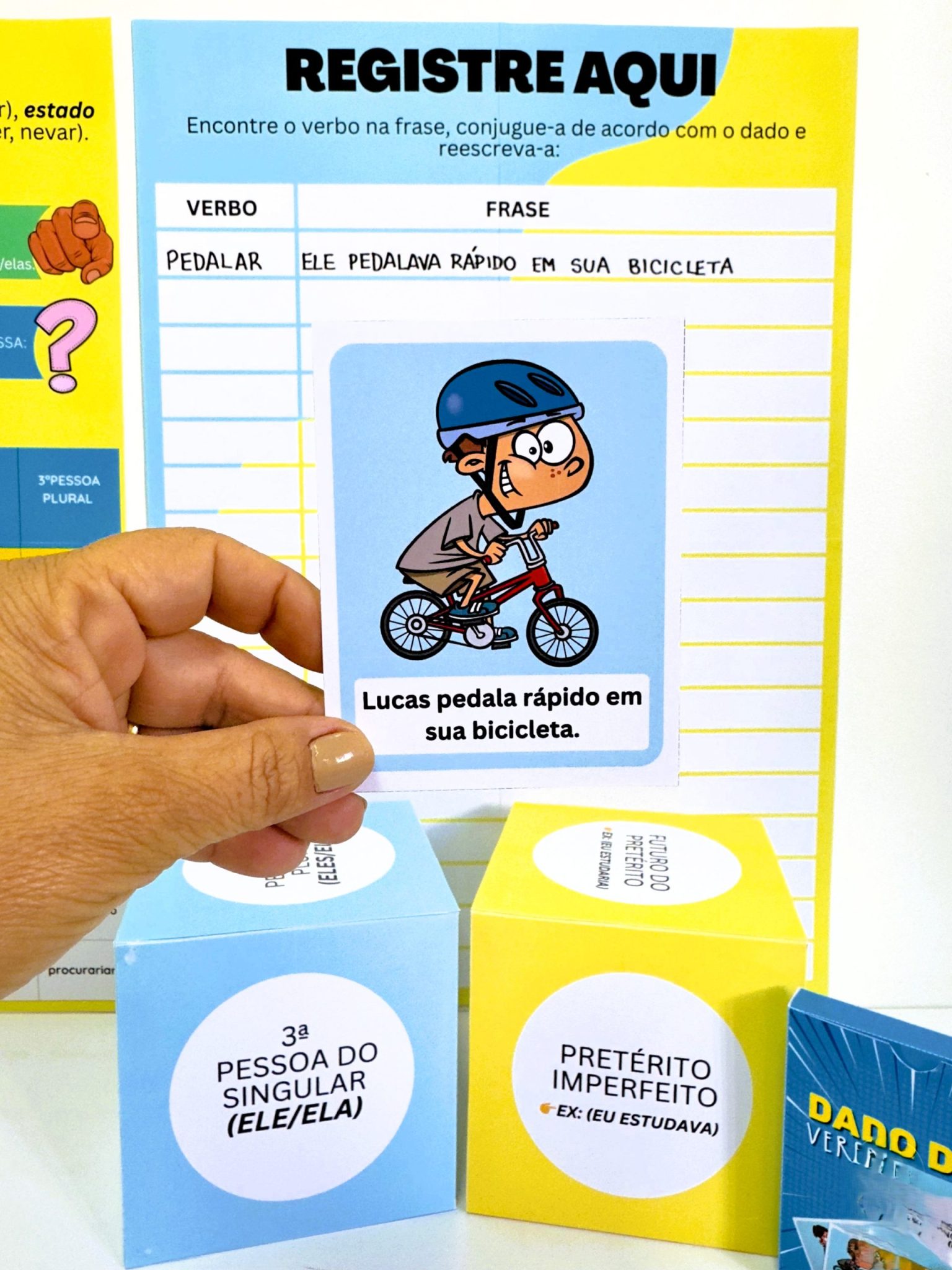 Dado dos Verbos • Pedagogia de Ideias