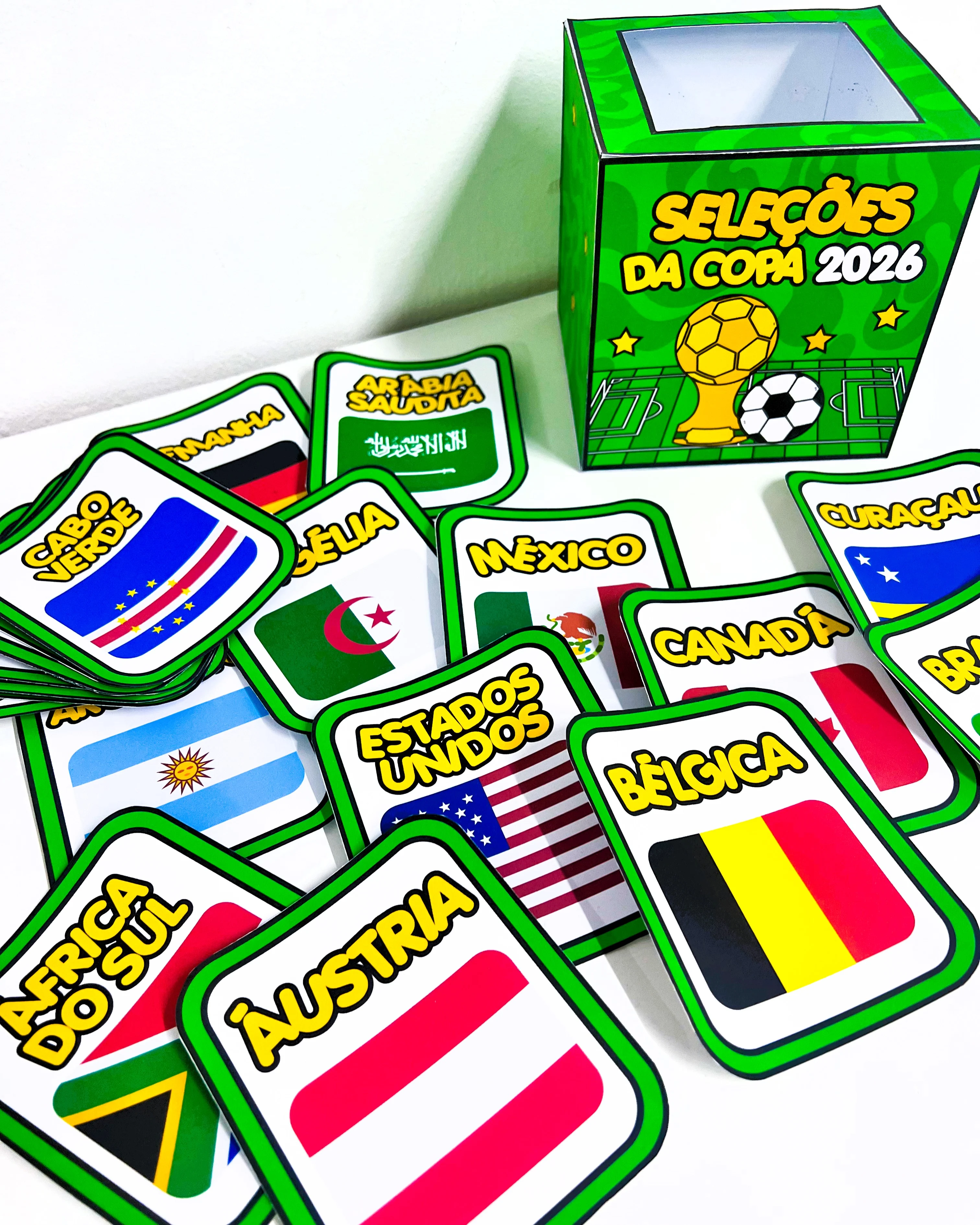 Caixa Seleções da Copa 2026 • Pedagogia de Ideias